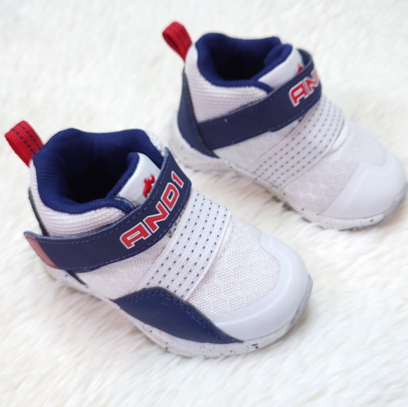 And1 | Shoes | And Baby Boy Blindside Basketball White Sneakers Size 4 ...